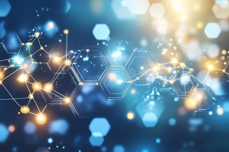 Abstract Hexagon Background Featuring Modern Technology Polygonal Concept Stock Photos - Free ...