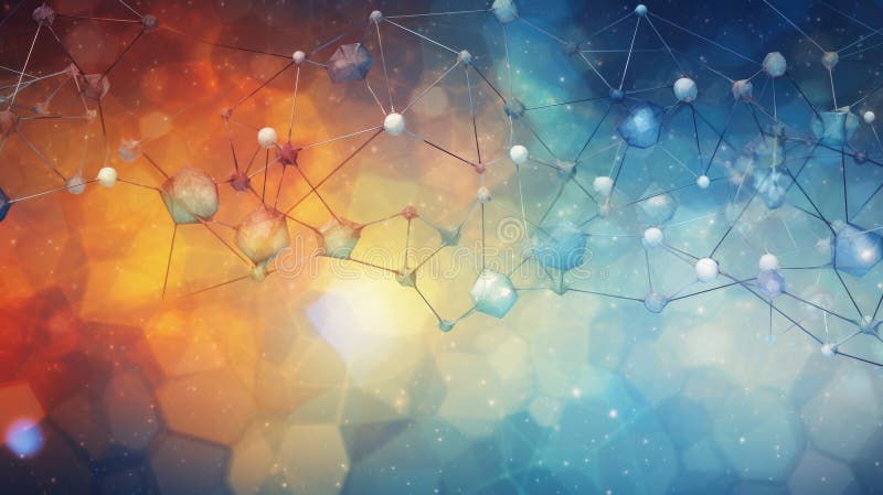 Abstract Scientific Background Stock Illustration - Illustration of ...