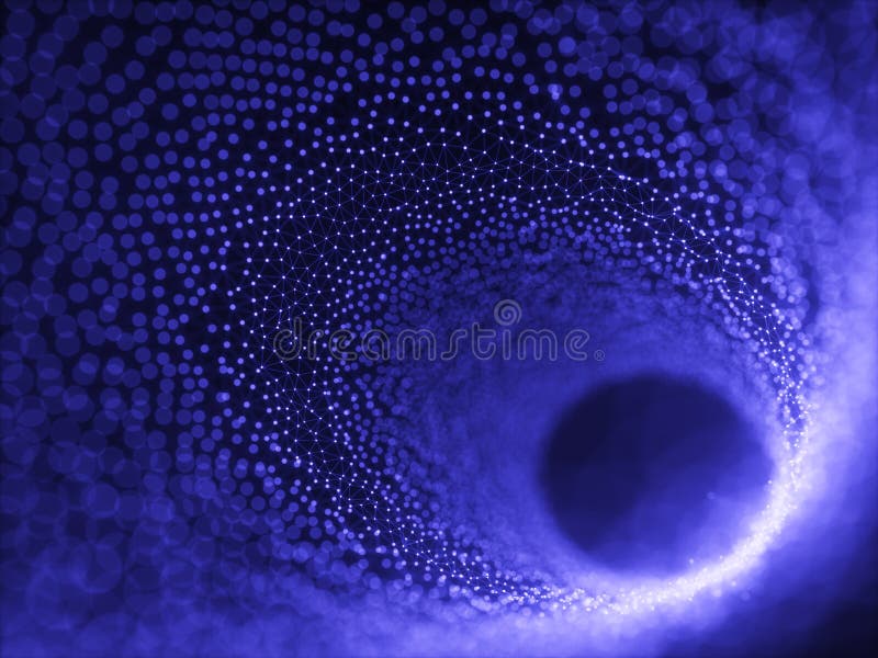 Abstract Scientific Graph Or Nano Structure Background 3d Illustration ...