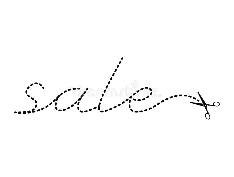 Abstract scissors line stock vector. Illustration of close - 86236165