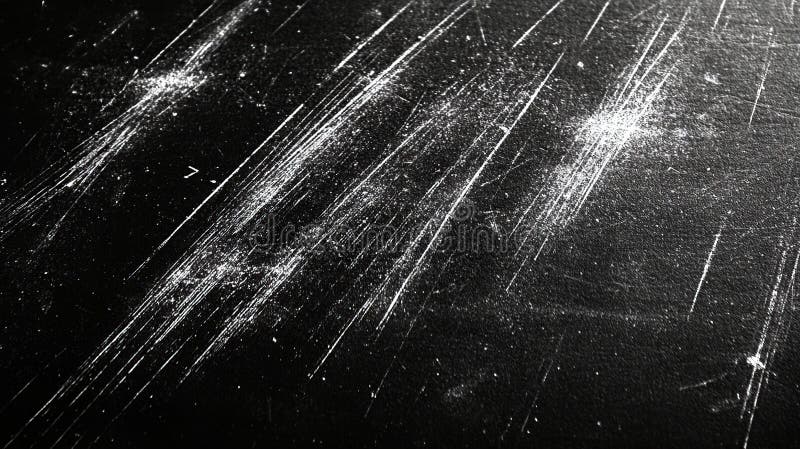 Abstract Scratch Marks on Dark Surface Stock Image - Image of texture ...
