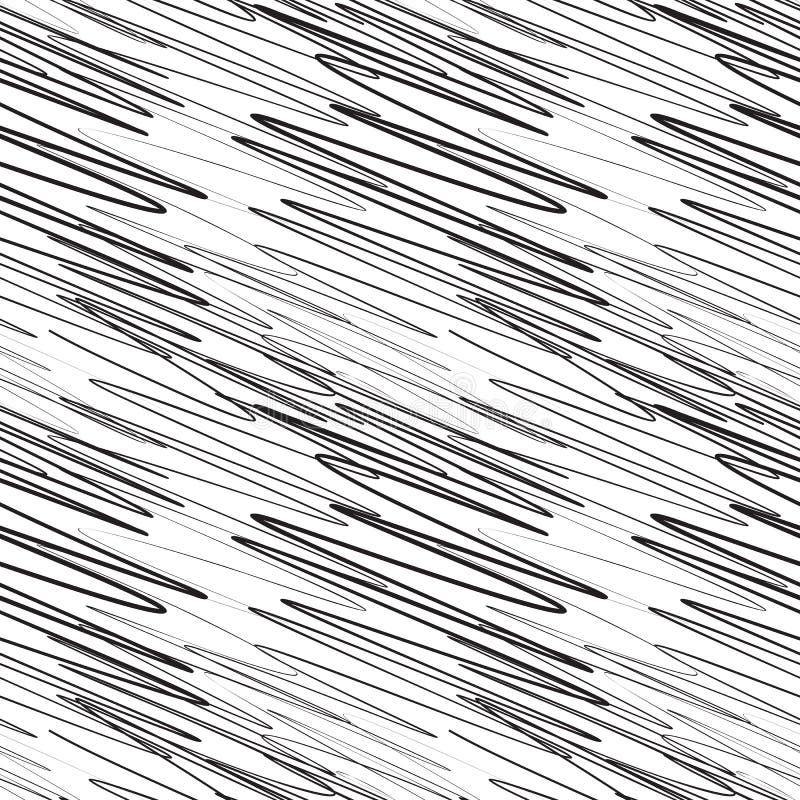 Abstract Scratched Lines Seamless Pattern Stock Vector - Illustration ...