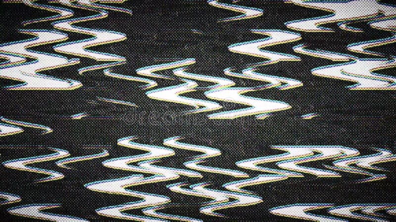 Abstract Screen Noise Retro Computer Error Imitation, 80s Mood ...