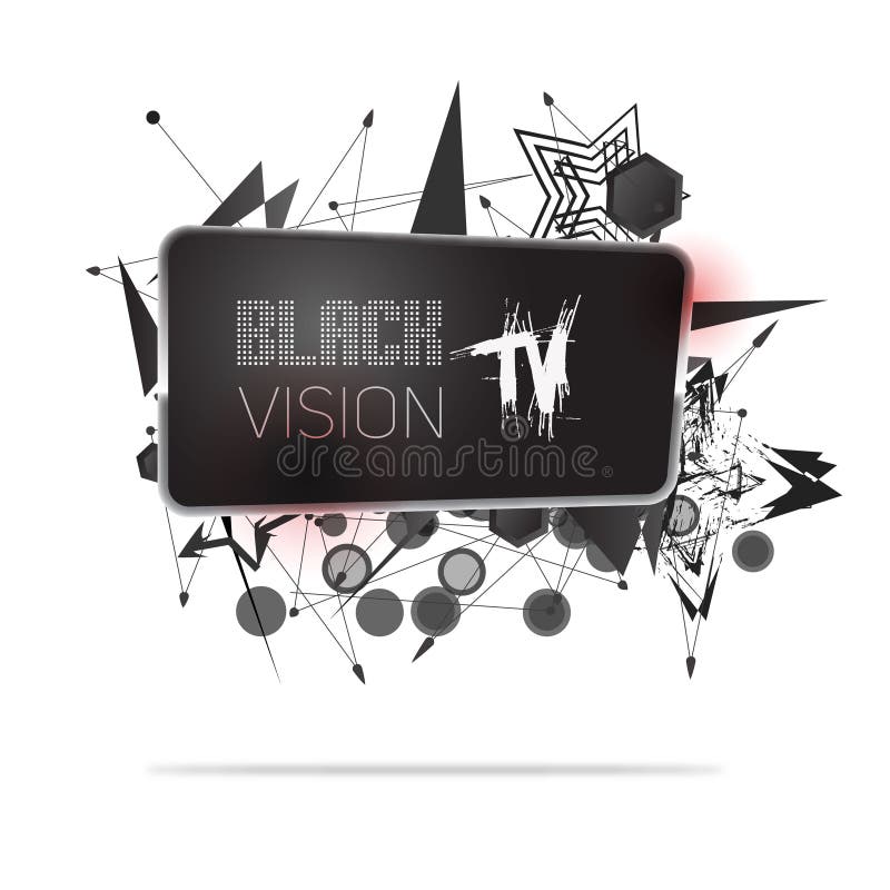 Abstract screen tv signs stock vector. Illustration of beautiful - 52465928