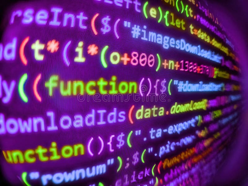 Abstract Screen Of Web Developer Computer Program Preview Software Developer Programming Code