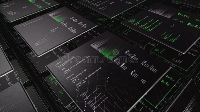 Programming Code Abstract Technology Background Seamless Loop