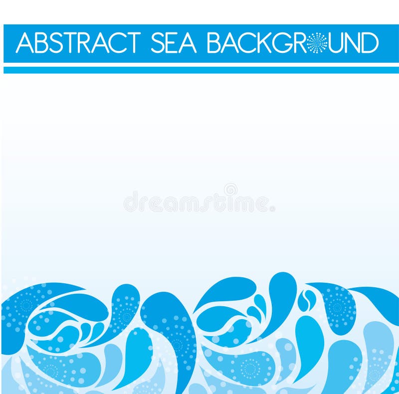 Abstract sea background stock vector. Illustration of flowing - 21427922