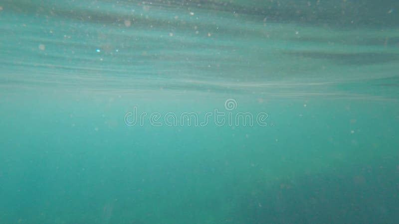 Abstract Sea Background View from Under the Water on the Reflection of ...