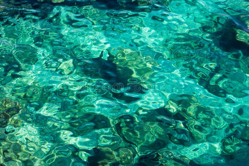 Abstract Sea Water Texture. Sea Water Background with Reflections, Soft ...