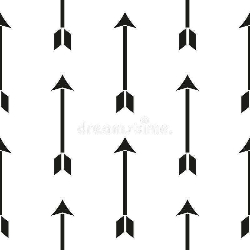 Abstract Seamless Arrow Pattern Stock Illustration - Illustration of ...