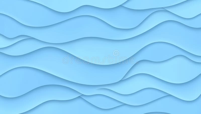 Abstract, Seamless, Baby Blue Wave Texture Background. 3D Low Profile ...