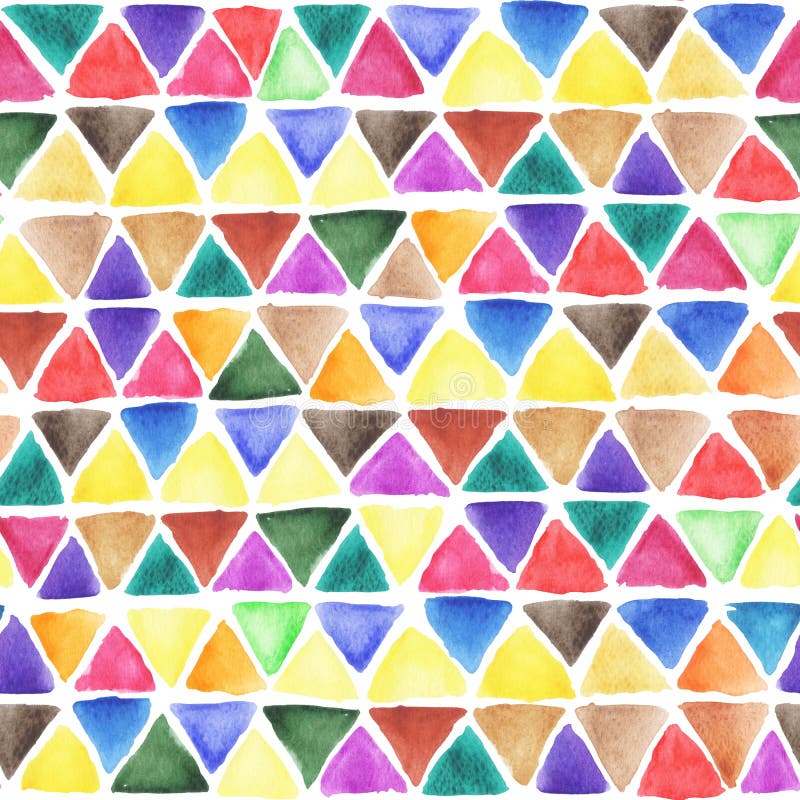 Abstract Seamless Background Consisting of Triangles of Different ...