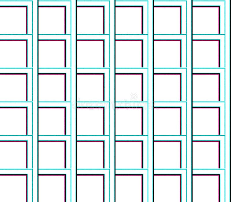 Abstract Seamless Background of Lines and Squares and Cubes Stock ...