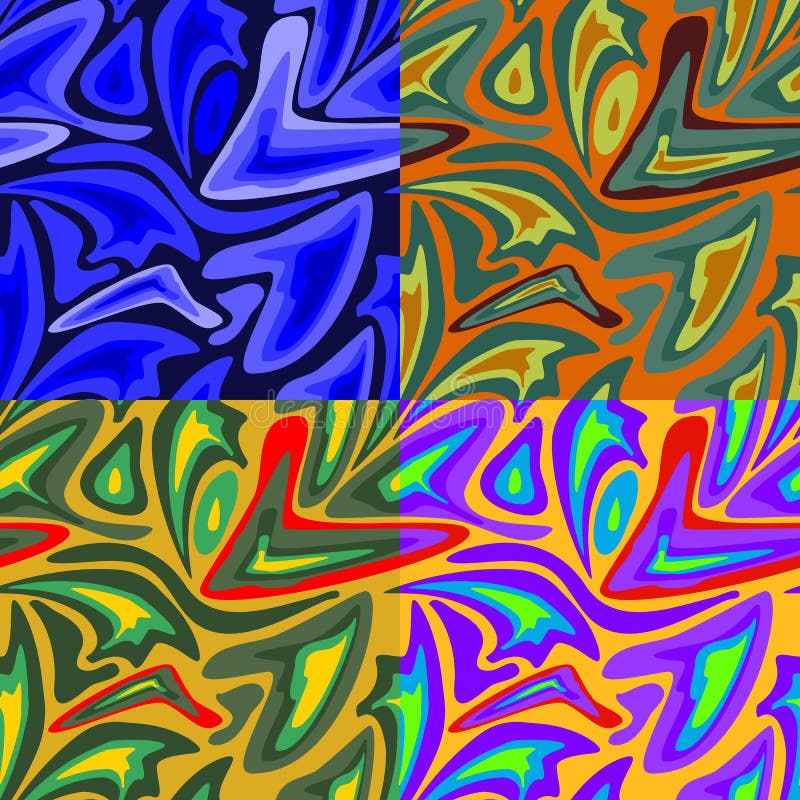 Abstract Seamless Backgrounds Stock Vector - Illustration of fabric ...