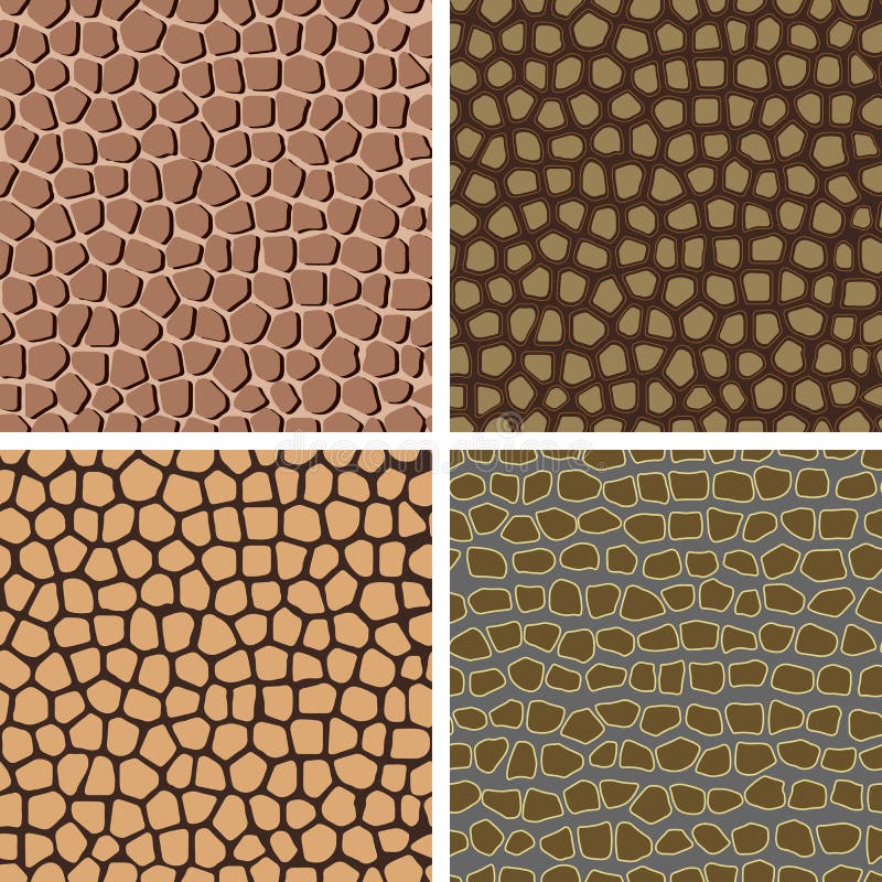 Abstract Seamless Backgrounds of the Skin Stock Vector - Illustration ...