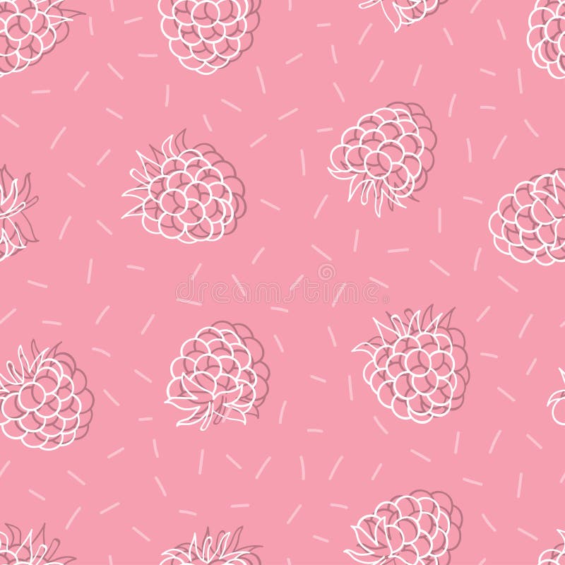Seamless berry wallpaper stock vector. Illustration of template - 24021987