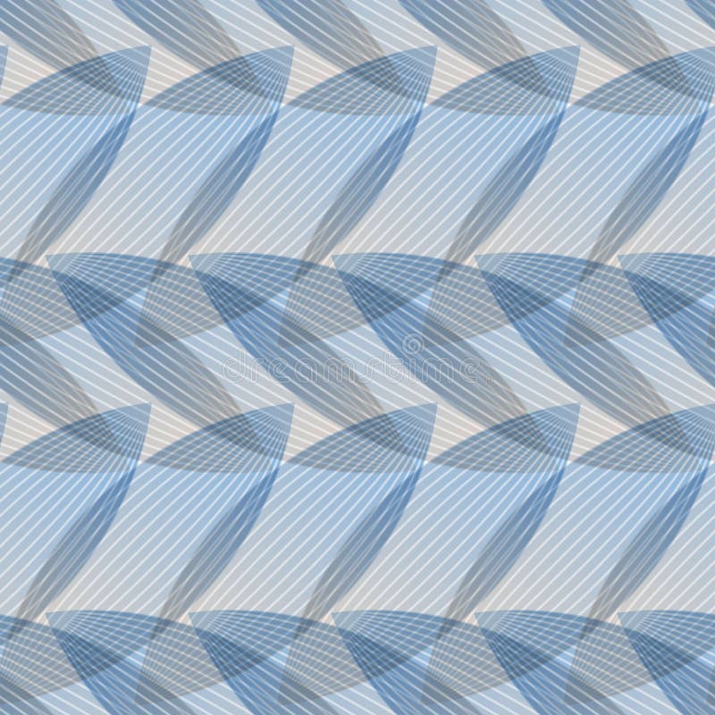 Abstract Seamless Blue Pattern, Geometric Shapes Stock Vector ...