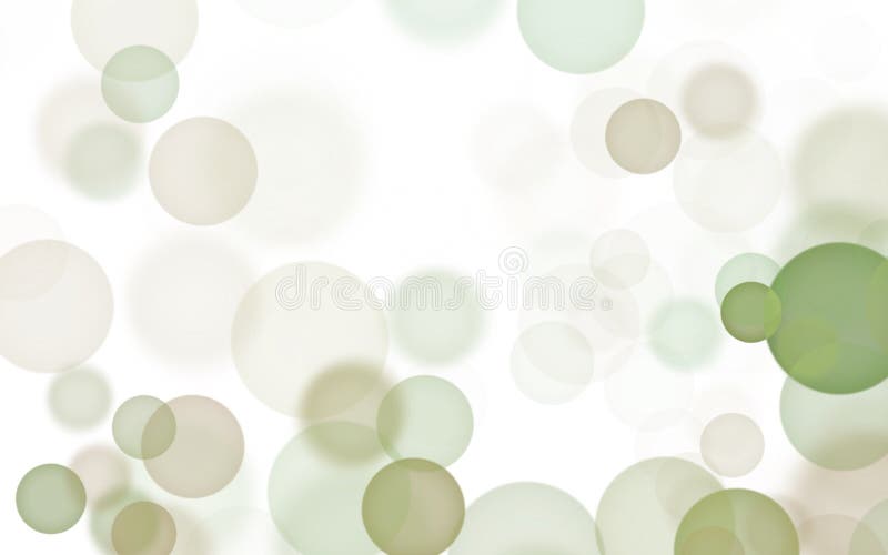 Abstract Seamless Bokeh Pattern for Design and Background. Green Cirles ...
