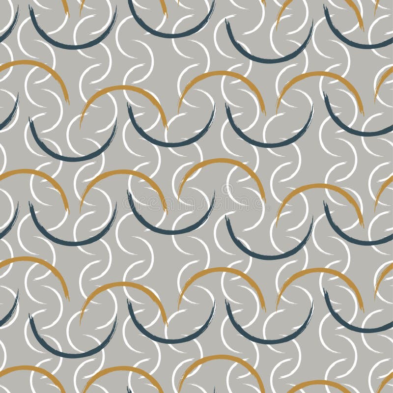 Abstract Seamless Brushed Gray Texture Repeat Pattern. Stock Vector ...