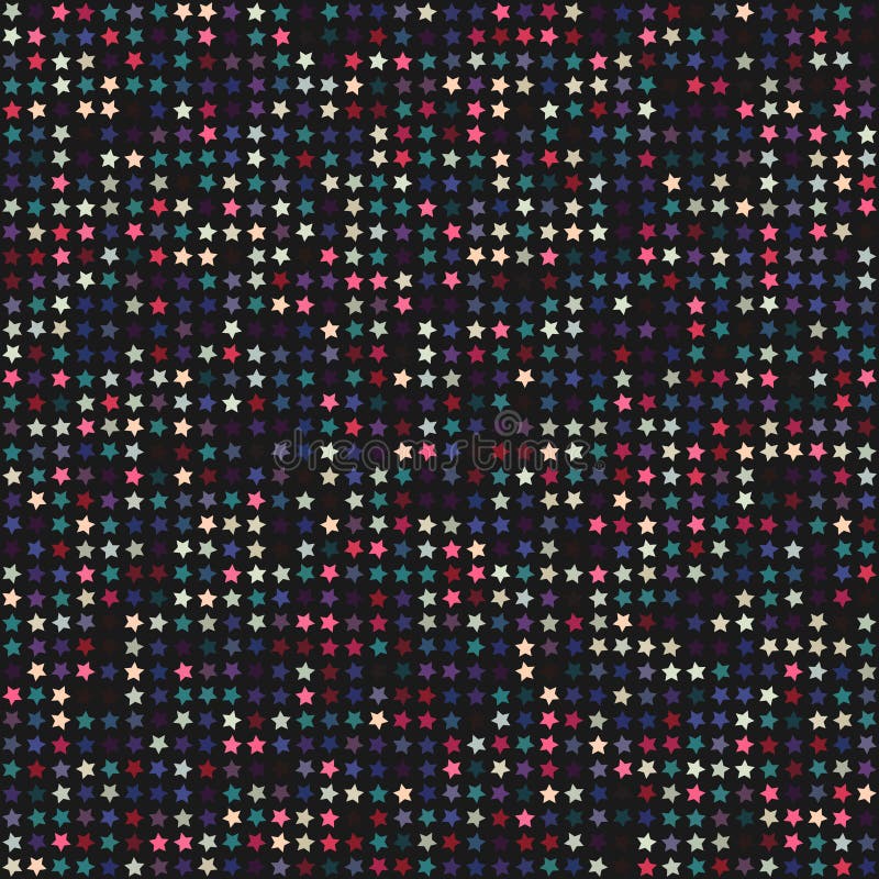Abstract Seamless Colorful Stars Pattern Background, Sector Blocks ...