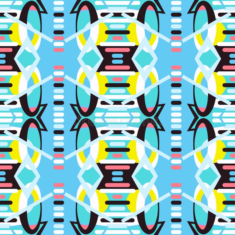 Abstract Seamless Colourful Pattern Geometric Backgrounds Vector Design ...