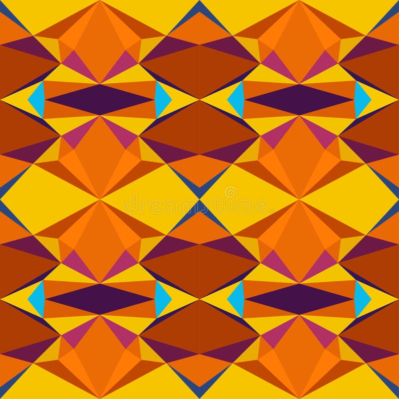 Abstract Seamless Colourful Pattern Geometric Backgrounds Vector Design ...