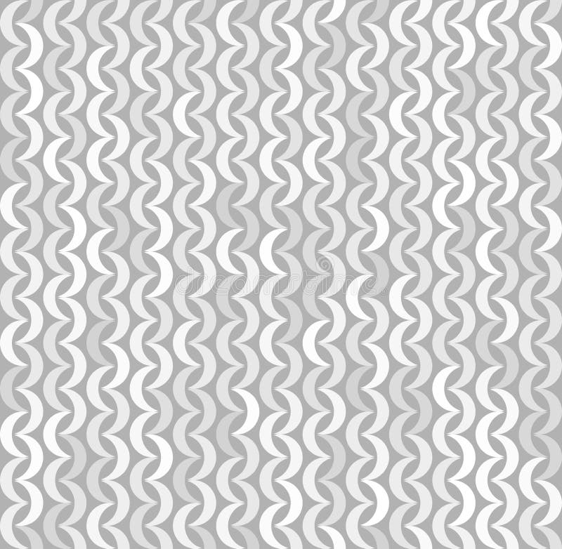 Abstract Seamless Crescent Chains Patterns Background Stock Vector ...