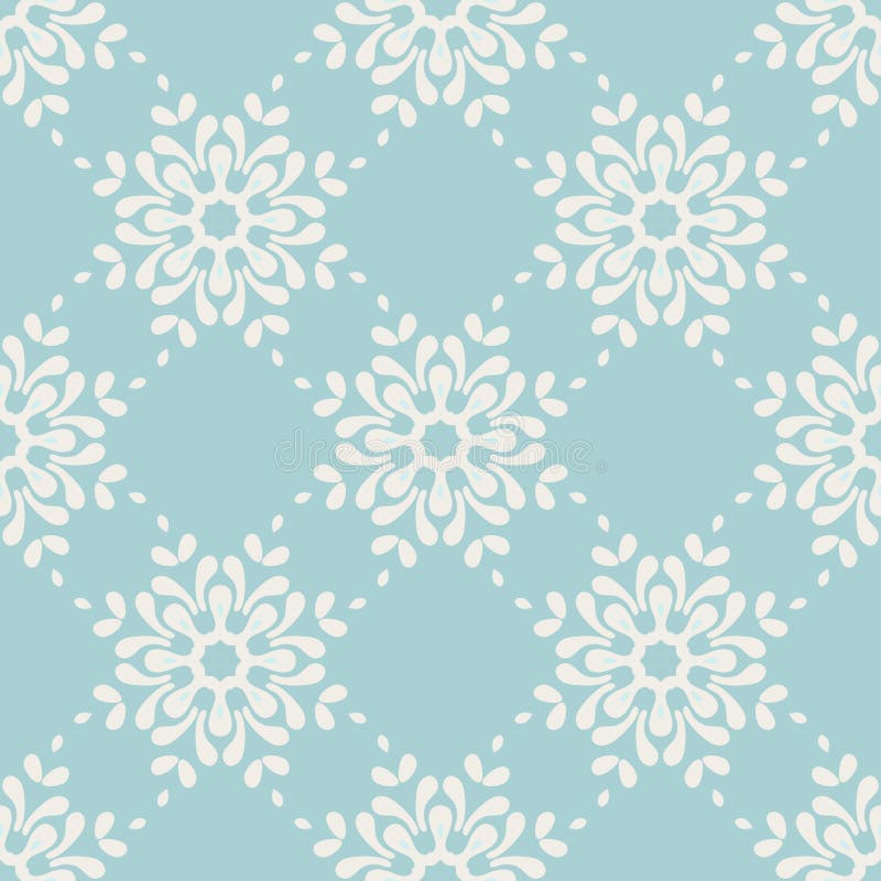 Abstract Seamless Damask Pattern for Fabric Stock Vector - Illustration ...