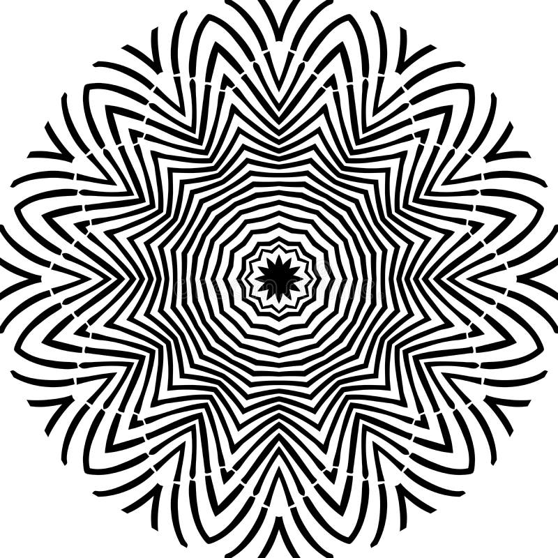 Abstract Seamless Decorative Geometric Light Black & White Pattern ...