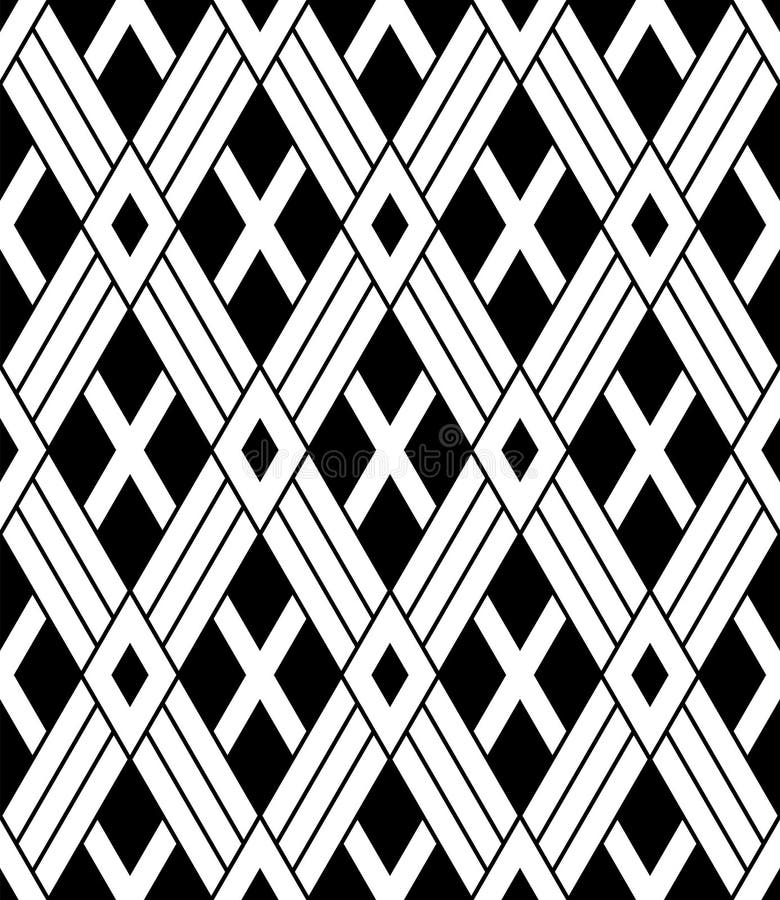 Abstract Seamless Diamonds Crisscross Pattern Stock Vector - Illustration of endless, repeating ...