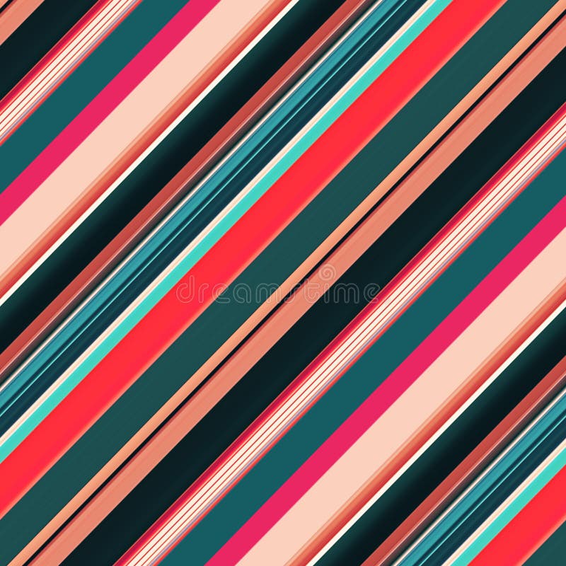 Abstract and Contemporary Digital Art Colourful Stripe Design Stock ...