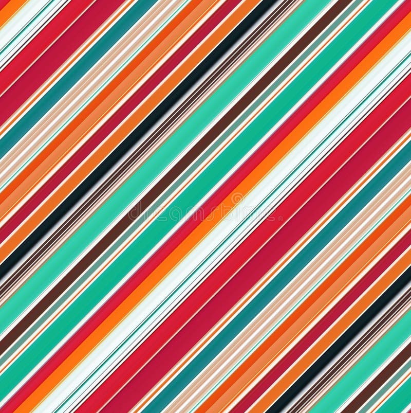 Abstract and Contemporary Digital Art Colourful Stripe Design Stock ...