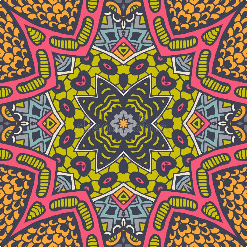 Abstract Seamless Festive Pattern Background Stock Vector ...