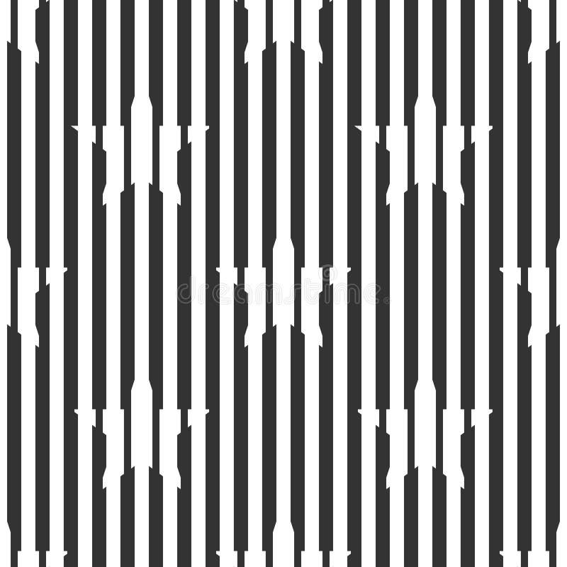 Abstract, Seamless Geometric Black and White Pattern, Stars Stock ...