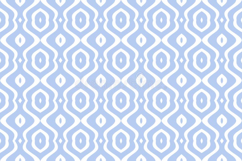 Abstract Seamless Geometric Blue Pattern Stock Vector - Illustration of ...