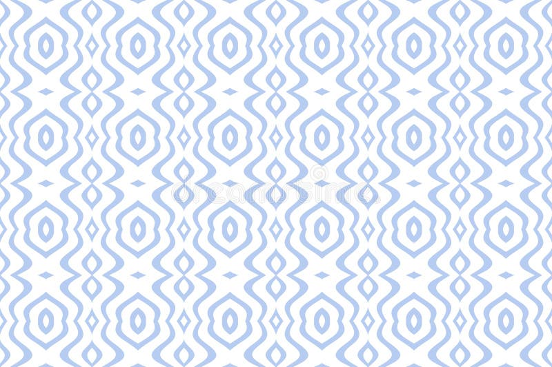 Abstract Seamless Geometric Blue Pattern Stock Vector - Illustration of ...