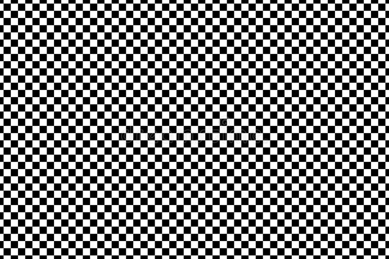 Seamless Geometric Checked Black and White Pattern Stock Illustration ...