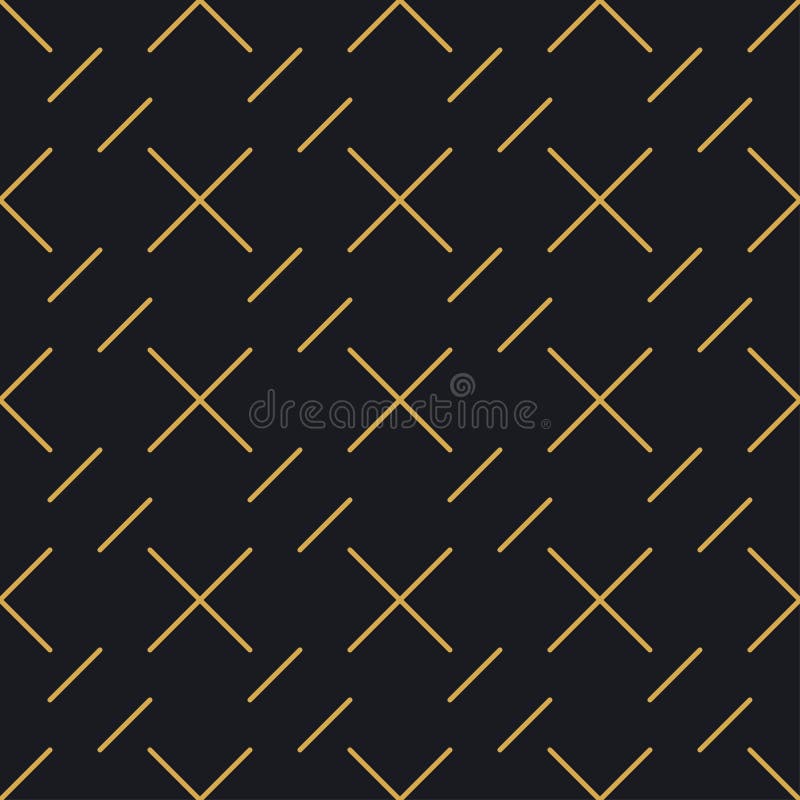 Abstract Seamless Geometric Gold Linear Pattern for Packaging, Design ...