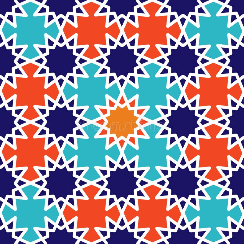 Abstract Seamless Geometric Islamic Wallpaper Pattern for Your Design ...