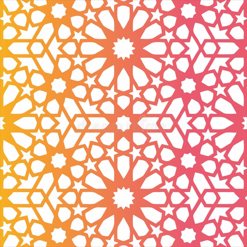 Abstract Seamless Geometric Islamic Wallpaper Pattern for Your Design ...