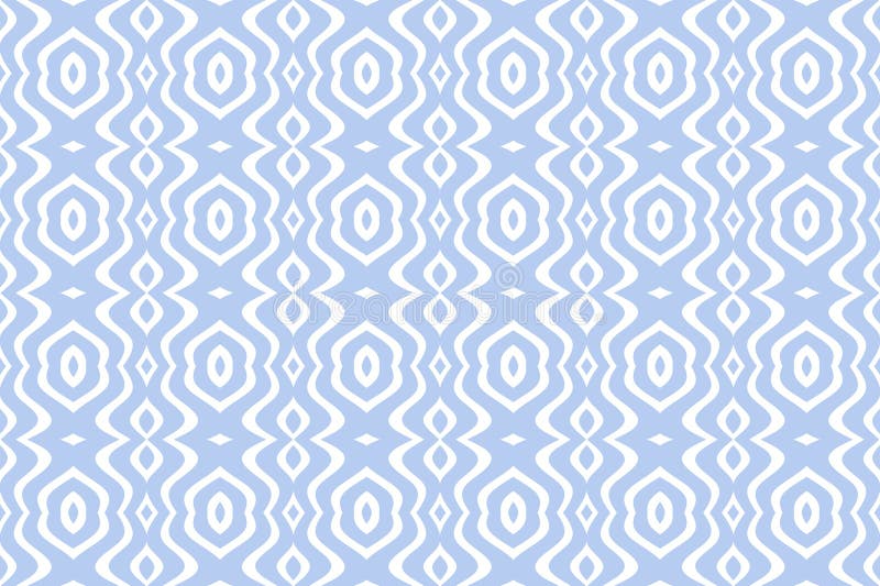 Abstract Seamless Geometric Blue Pattern Stock Vector - Illustration of ...