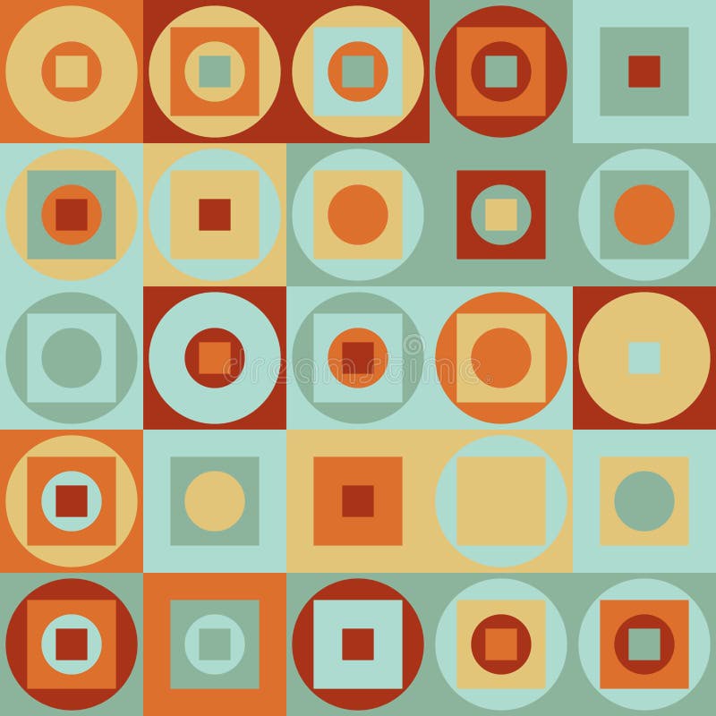 Abstract Seamless Geometric Pattern. Colorful Combination of Colors in ...