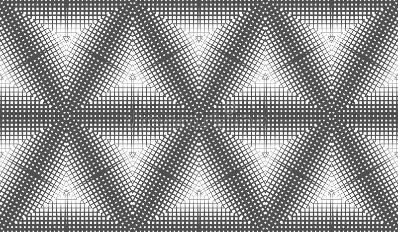 Abstract Seamless Geometric Pattern. A Fading Array Of Many Shapes ...