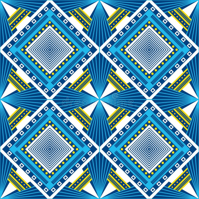 Abstract Seamless Geometric Pattern. Optical Illusion of Image Depth ...