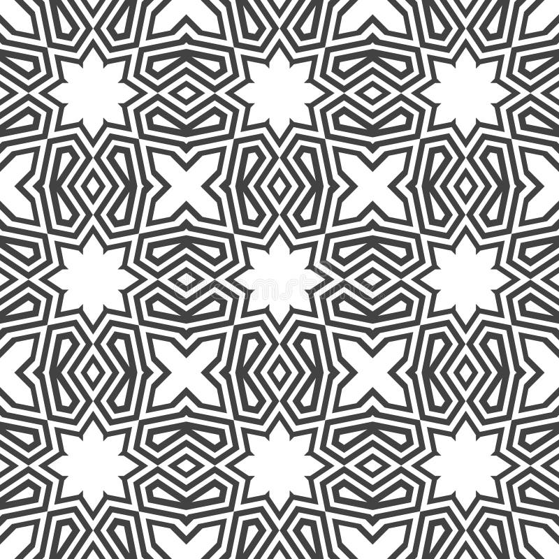 Abstract Seamless Geometric Pattern. Optical Illusion of Image Volume ...