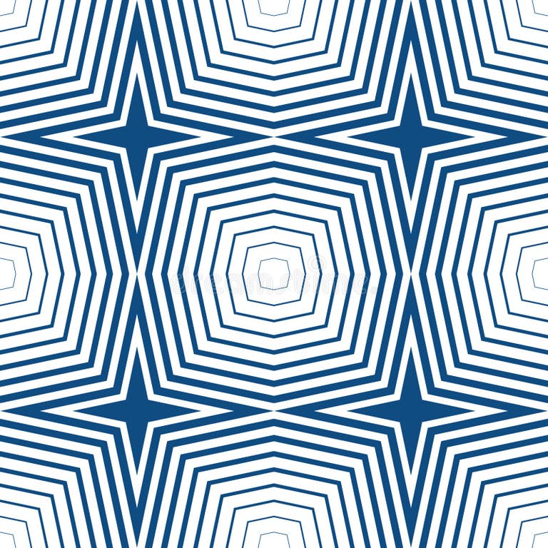 Abstract Seamless Geometric Pattern. Some Forms Smoothly Transform into ...