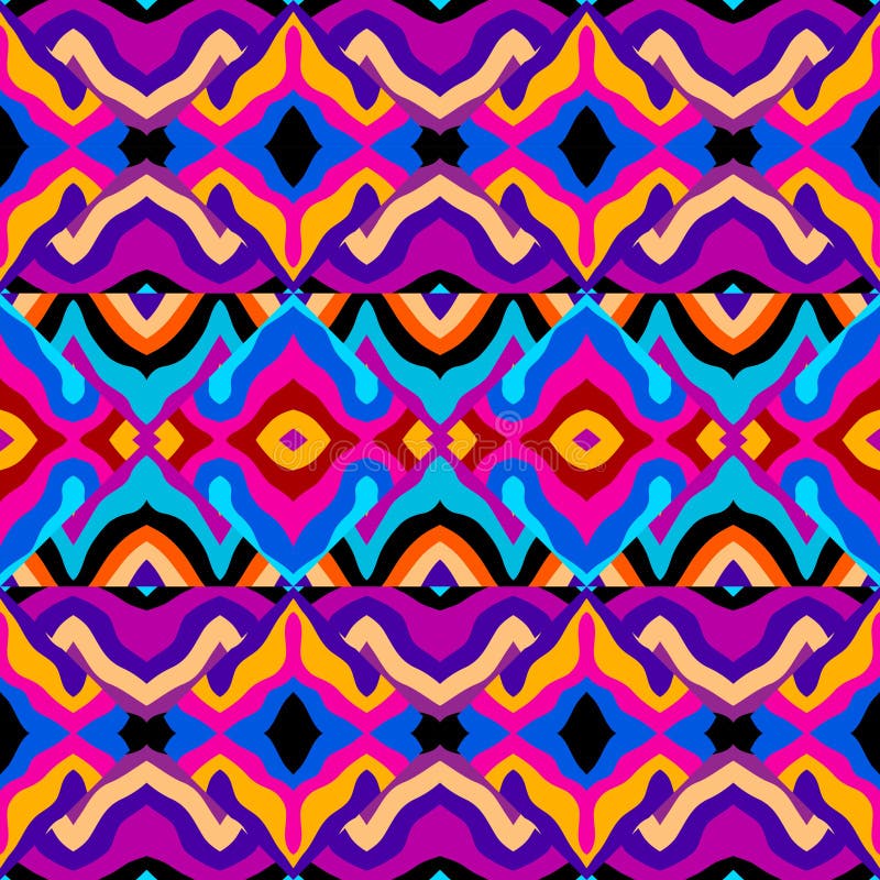Abstract Seamless Geometric Pattern. Geometric Vector Image. Symmetric ...