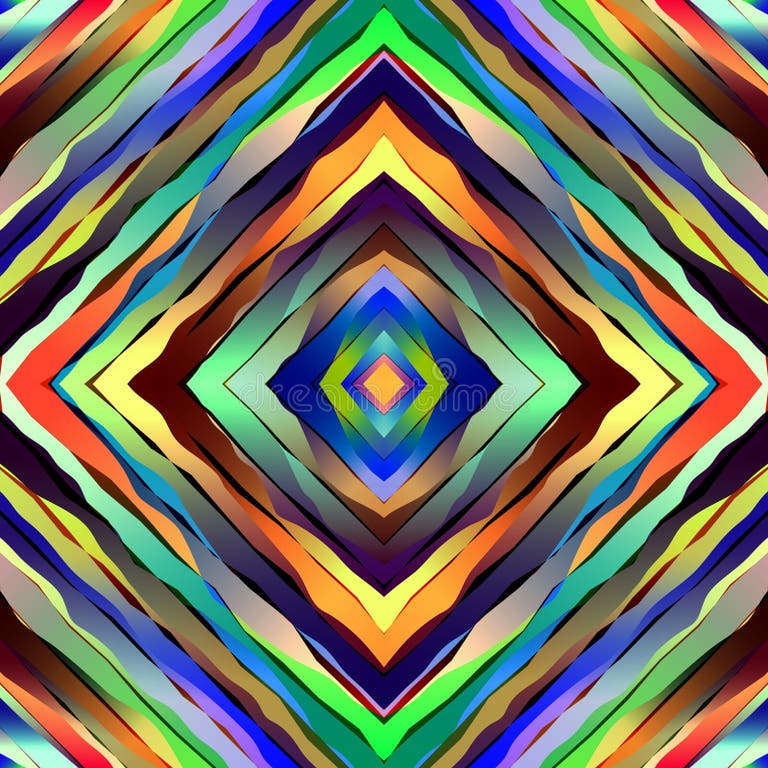 Abstract Seamless Geometric Pattern. Geometric Vector Image. Symmetric ...