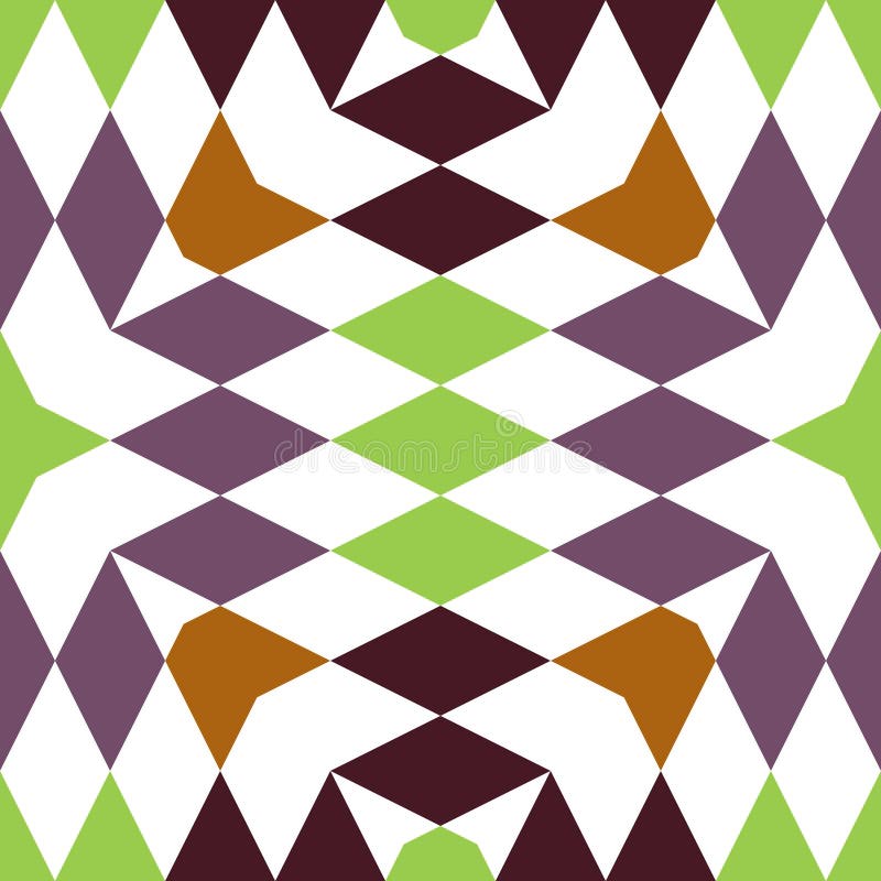 Abstract Seamless Geometric Patterns Stock Illustration - Illustration ...