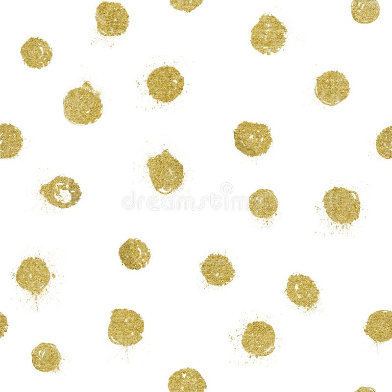 Abstract Seamless Golden Pattern Stock Illustration - Illustration of ...
